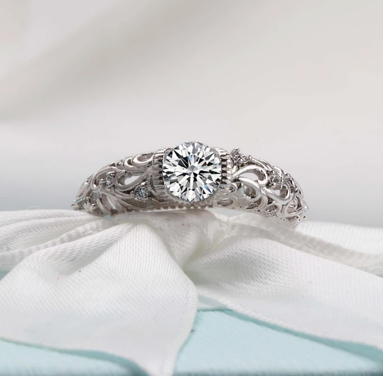 Lora Sterling Silver CZ Ring